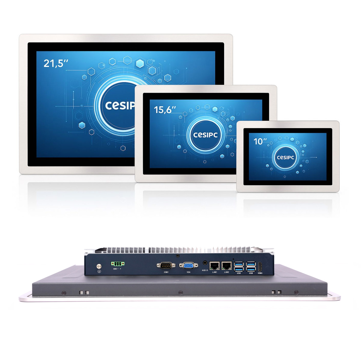 Stainless Steel Embedded Industrial Panel PCs for Food & Pharma | WDPC